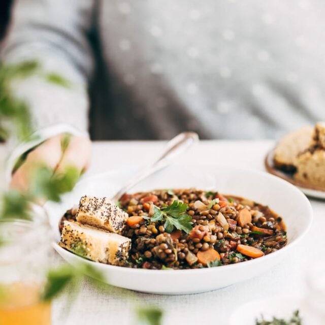 The Best French Lentil Soup - (Video) - Foolproof Living