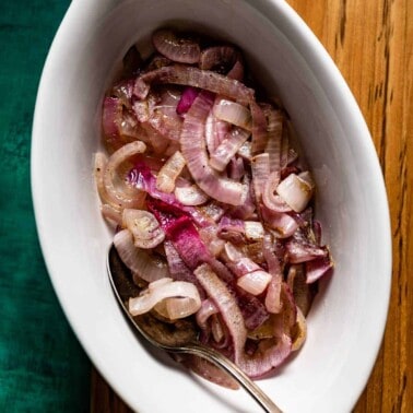 Roasted Red Onions Recipe - Foolproof Living