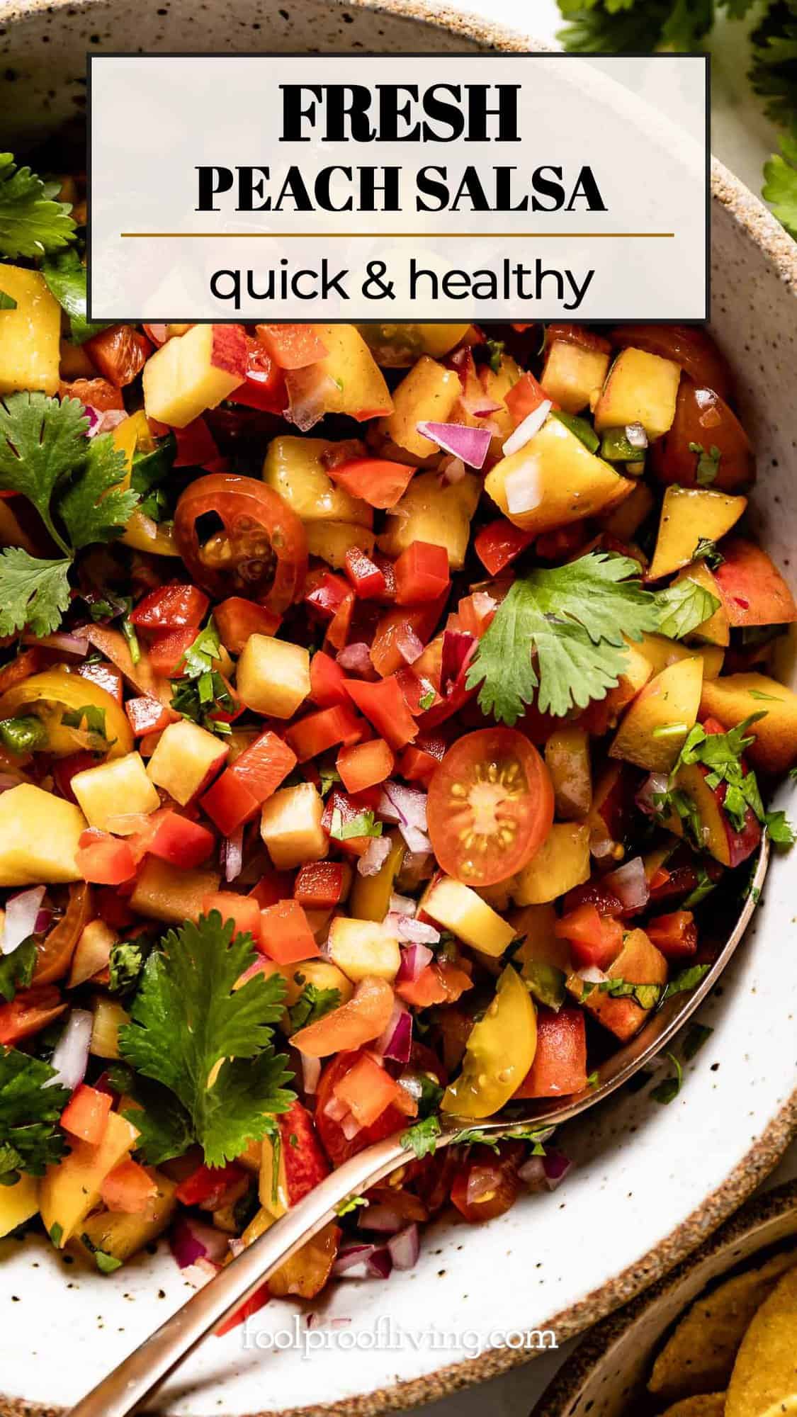 Fresh Peach Salsa Recipe - Foolproof Living