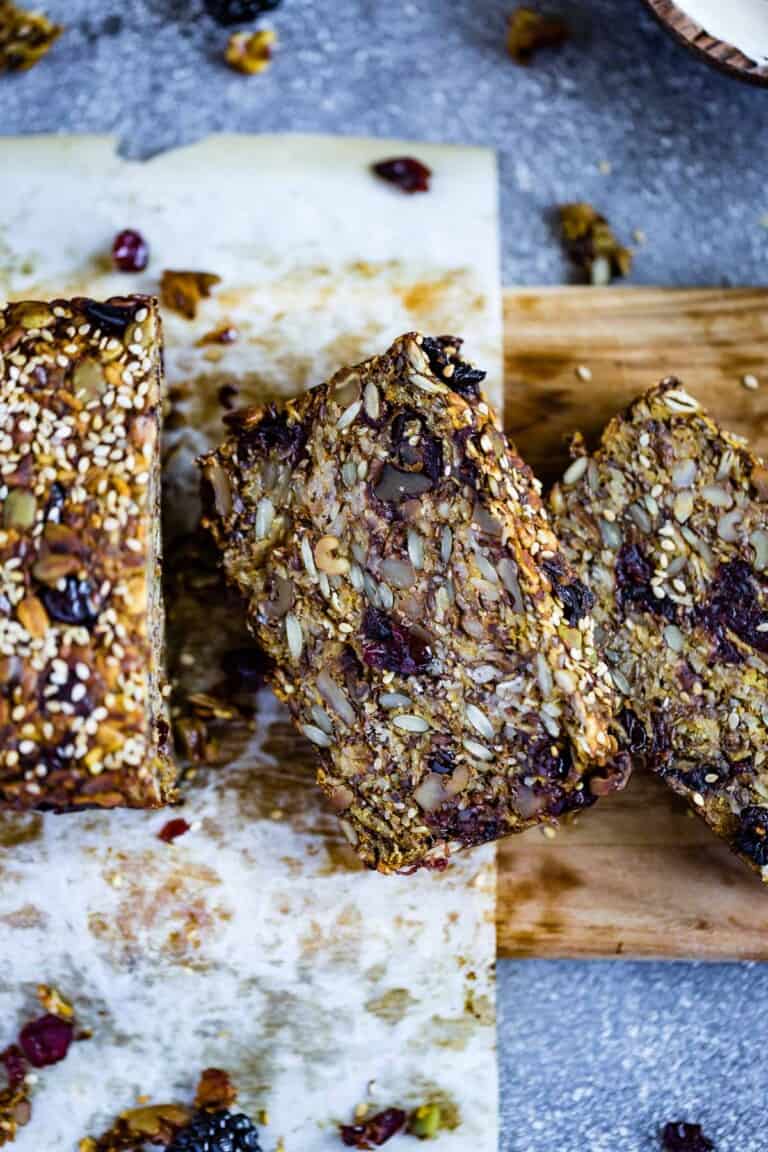 Nut and Seed Bread (Vegan,GF, Paleo & w/ Keto Option) - Foolproof Living