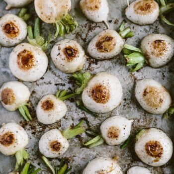 Miso Roasted Japanese Turnips - Foolproof Living