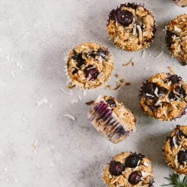 Flourless Blueberry Muffins - Foolproof Living