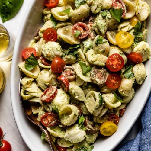 Pesto Caprese Pasta Salad (Easy 30-Min Recipe) - Foolproof Living