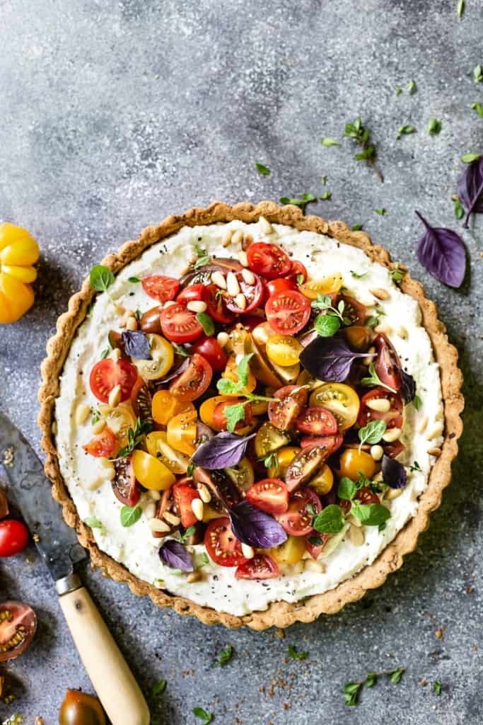 Heirloom Tomato Ricotta Tart Recipe - Foolproof Living