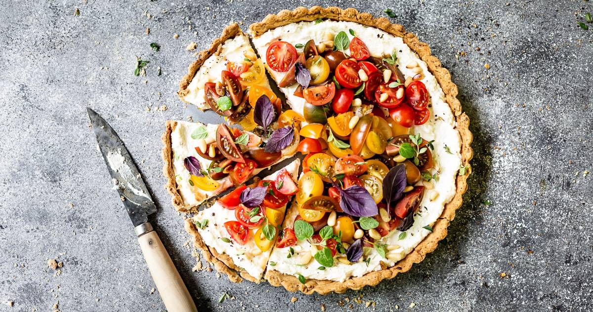 Heirloom Tomato Ricotta Tart Recipe - Foolproof Living