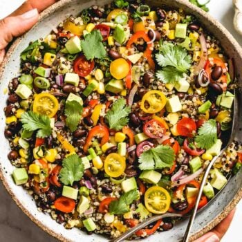 Southwest Quinoa Salad with Chili Lime Dressing - Foolproof Living