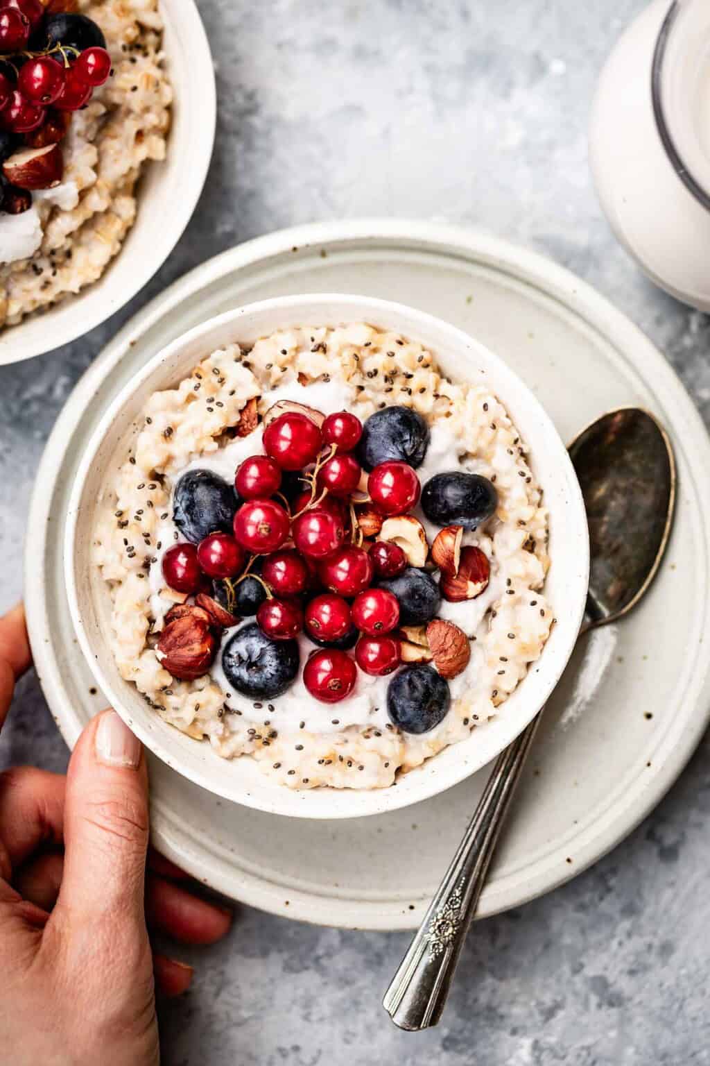 Overnight Steel Cut Oats - Make Ahead Friendly Breakfast Recipe