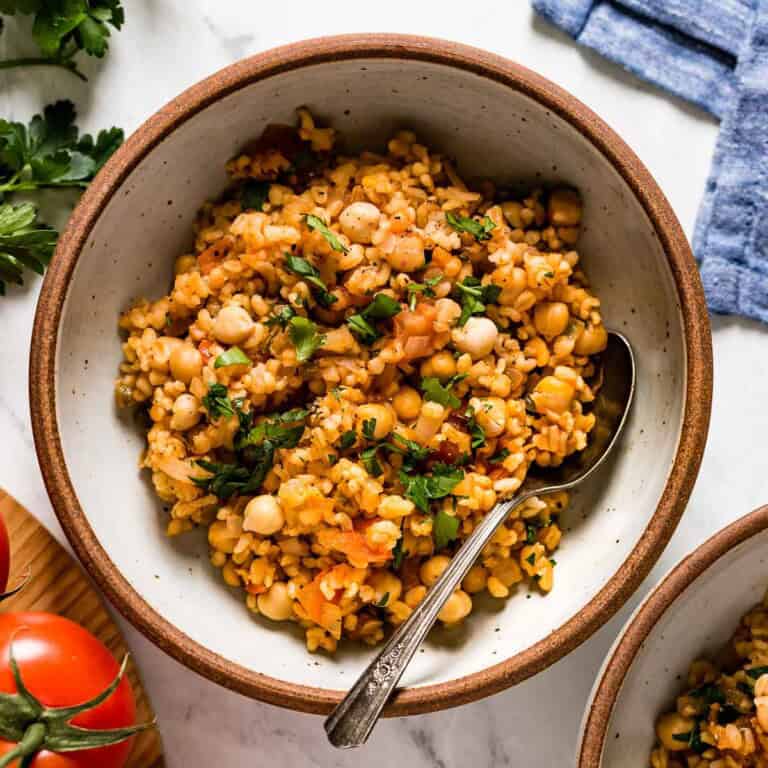 Bulgur Pilaf (Authentic Turkish Recipe) - Foolproof Living