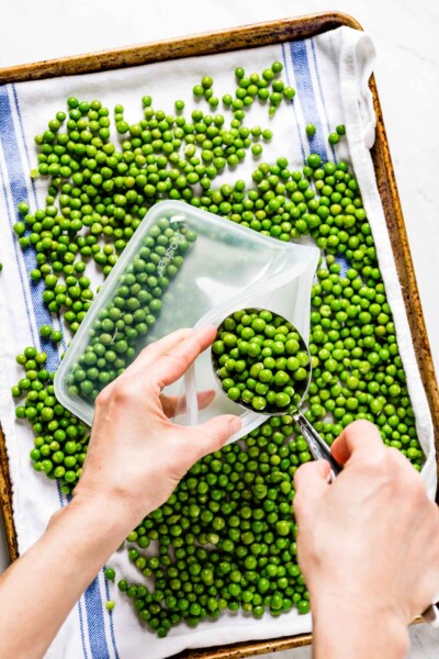 How To Blanch and Freeze Peas - Foolproof Living