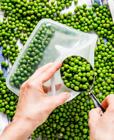 How To Blanch and Freeze Peas - Foolproof Living