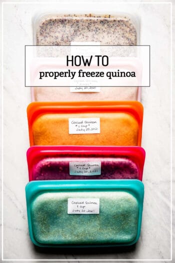 Can you freeze quinoa? How To Freeze Cooked Quinoa Properly