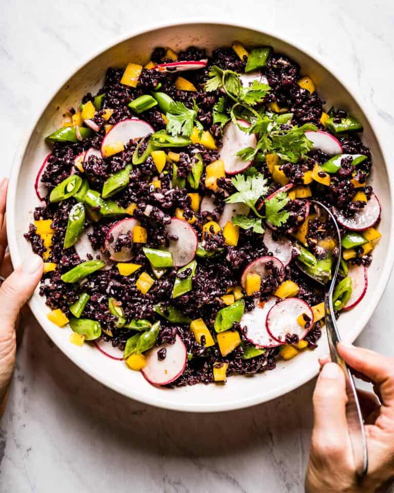 Black Rice Salad Recipe (with Asian Flavors) - Foolproof Living