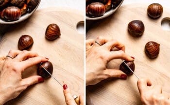Boiled Chestnuts - How To Boil and Peel Chestnuts - Foolproof Living