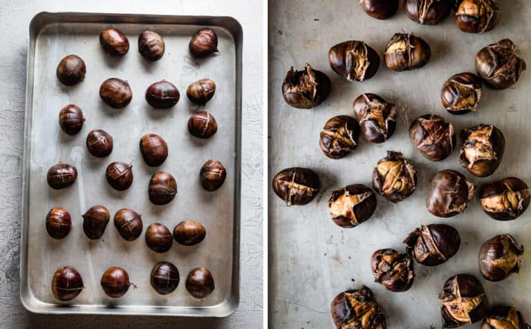 How to Roast Chestnuts in The Oven + Tips on Peeling - Foolproof Living