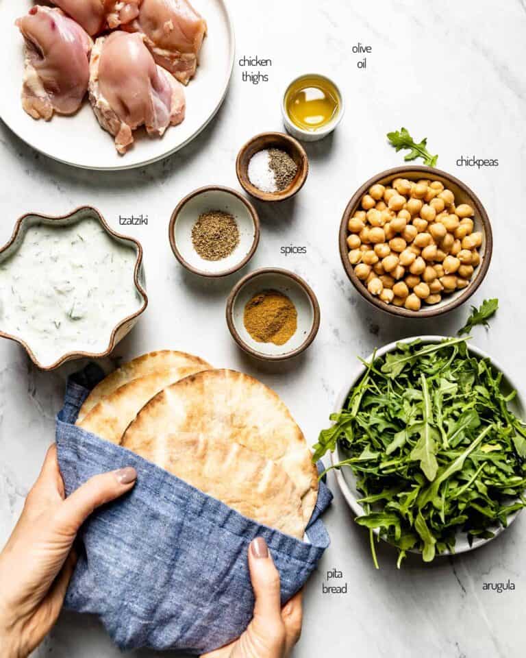 Chicken Pita Wraps (Healthy 30-min Recipe) - Foolproof Living