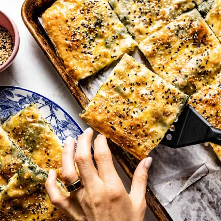 Spinach and Feta Cheese Börek (Turkish Borek Recipe) - Foolproof Living