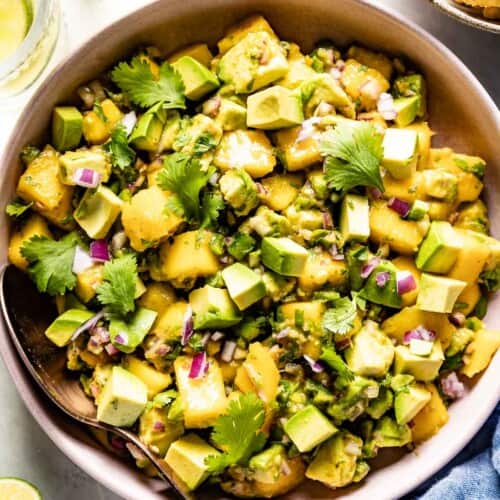Mango Avocado Salad Healthy 15 Minute Recipe