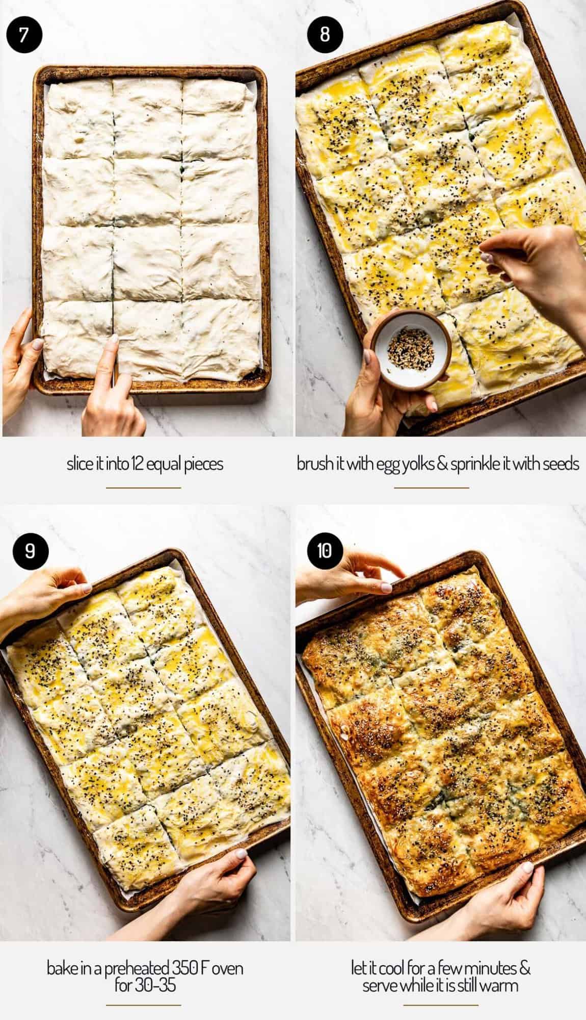 Spinach and Feta Cheese Börek (Turkish Borek Recipe) - Foolproof Living