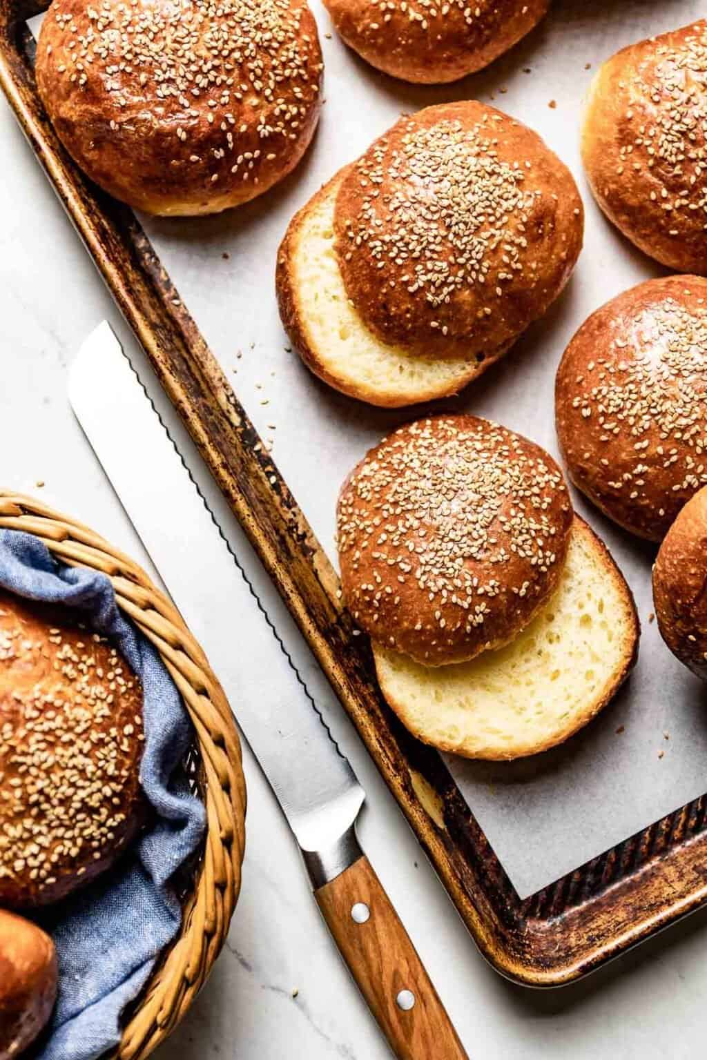 Homemade Brioche Buns Recipe (No Knead Method) - Foolproof Living