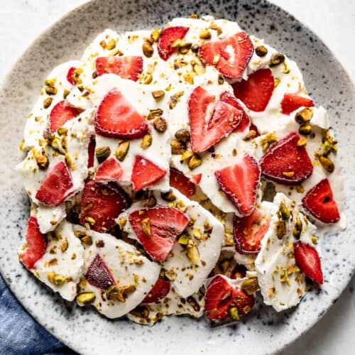 Frozen Yogurt Bark with Berries - Foolproof Living