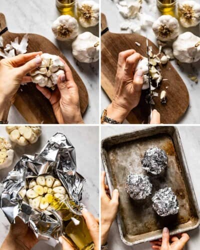 How To Roast Garlic In Oven (Whole Garlic or Individual Cloves)