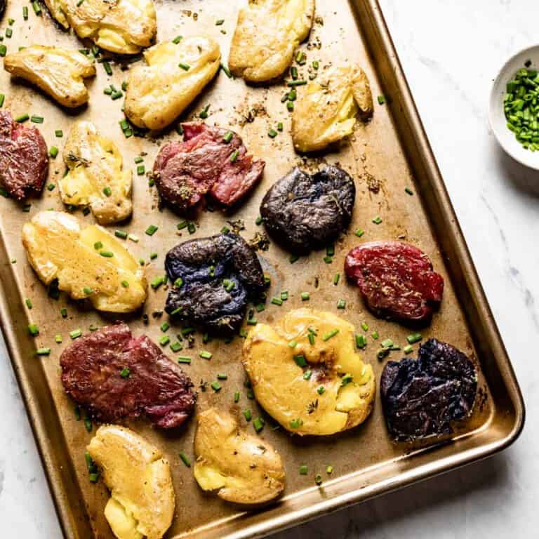 Crispy Smashed Fingerling Potatoes - Foolproof Living