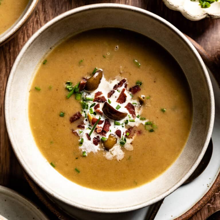 Chestnut Soup Recipe (Super Creamy!) - Foolproof Living