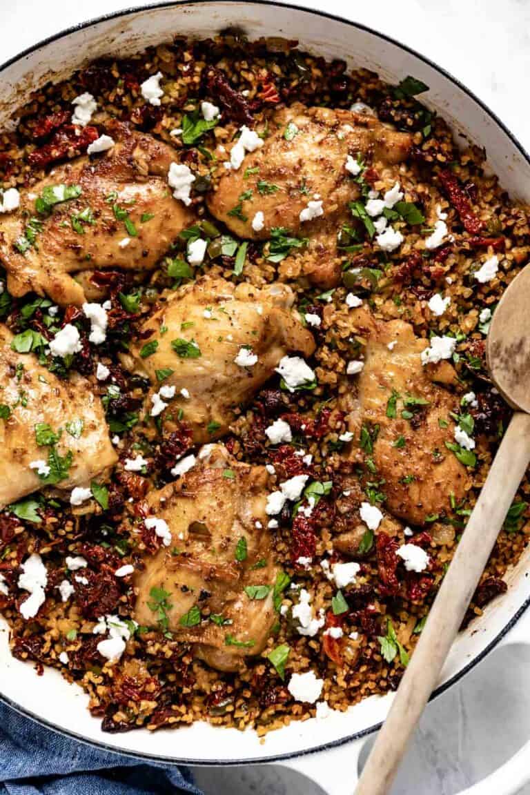 Chicken with Bulgur (One-Pot Recipe) - Foolproof Living