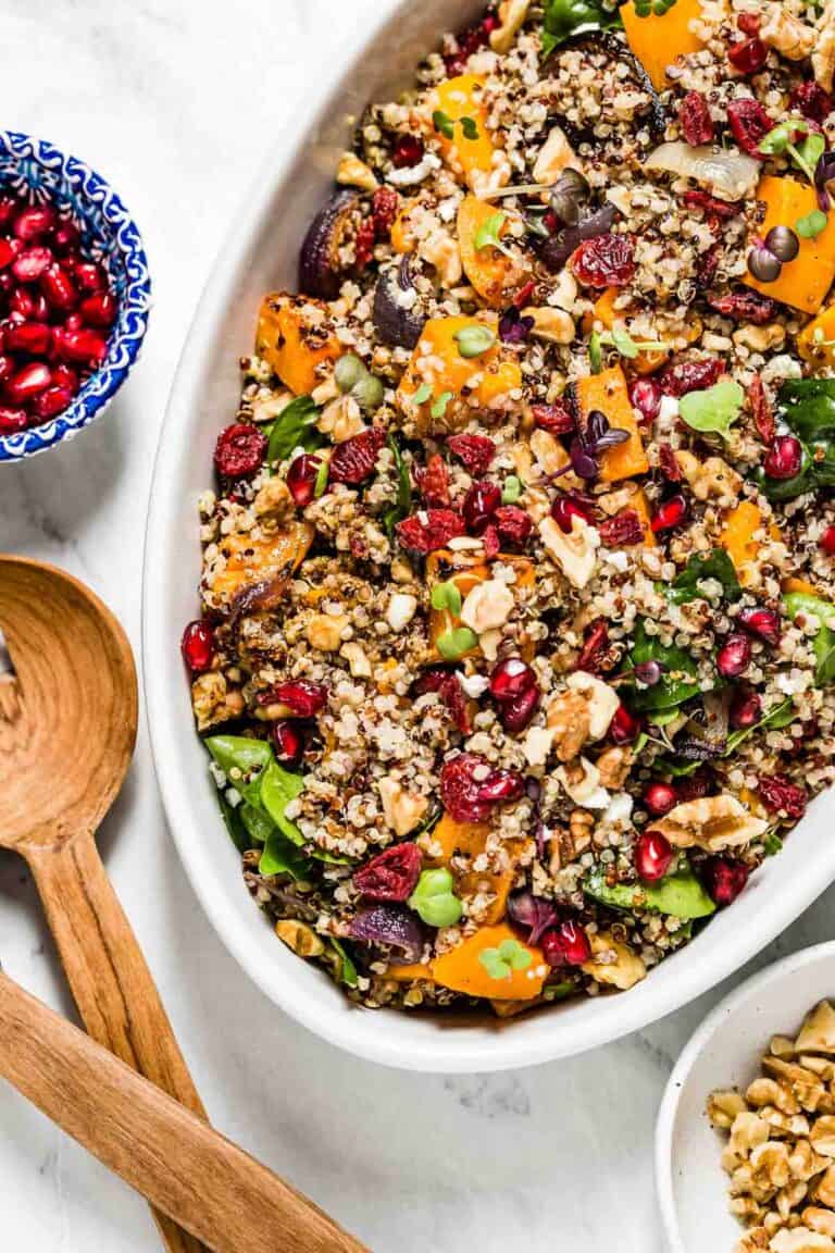 Butternut Squash Quinoa Salad Recipe - Foolproof Living