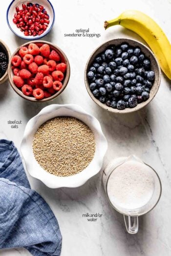 Slow Cooker Steel Cut Oats (Overnight Method) - Foolproof Living