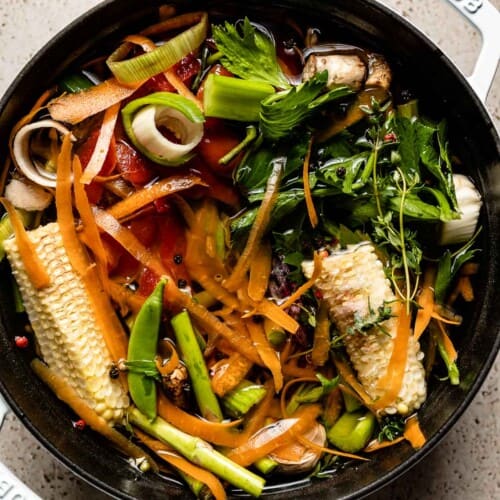 Vegetable Stock from Scraps - Foolproof Living