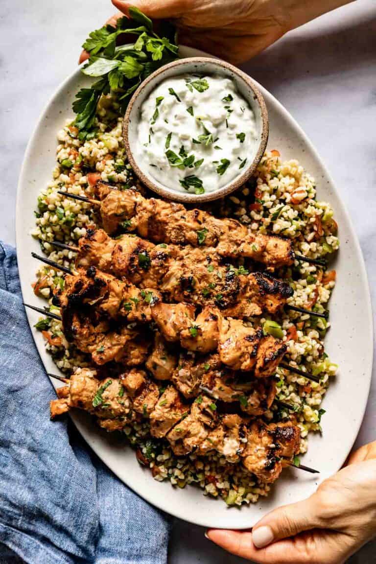 Shish Tawook Recipe - Middle Eastern Chicken Kabobs