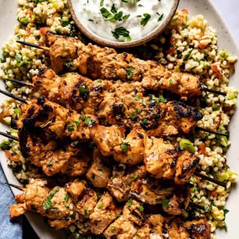 Shish Tawook Recipe - Middle Eastern Chicken Kabobs