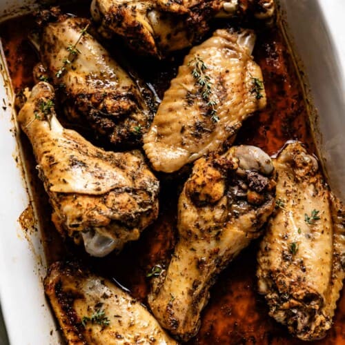 Baked Turkey Wings Recipe (Juicy with Crispy Skin)
