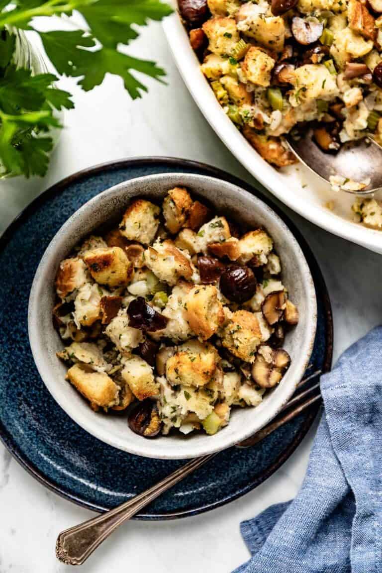 Chestnut Stuffing Recipe - An Easy Holiday Side Dish