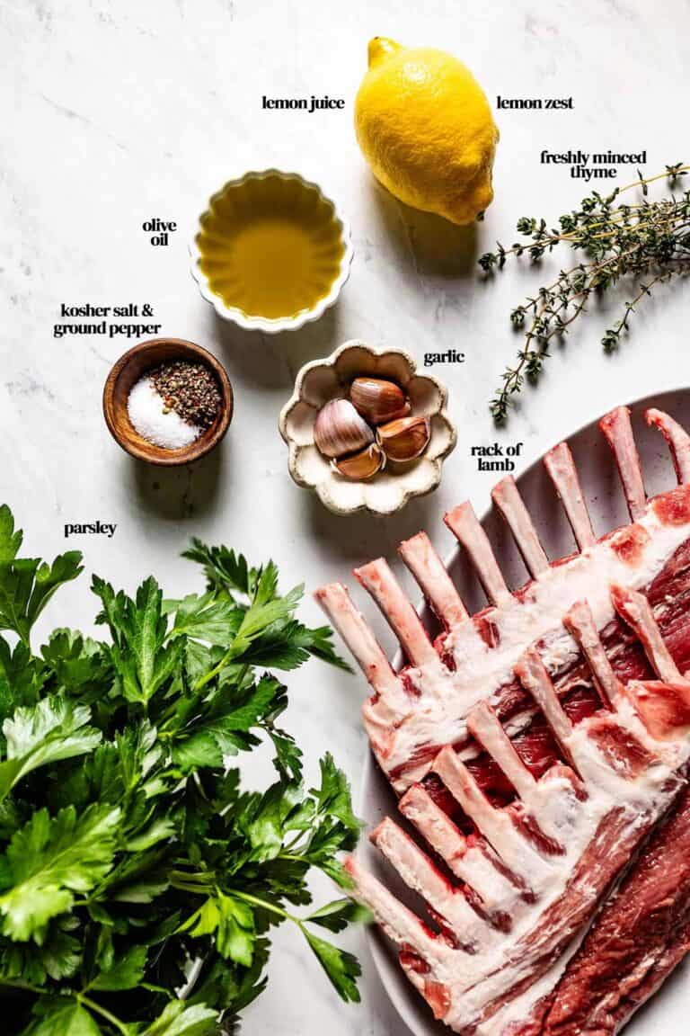 Grilled Rack of Lamb with Garlic and Herb Crust - Foolproof Living