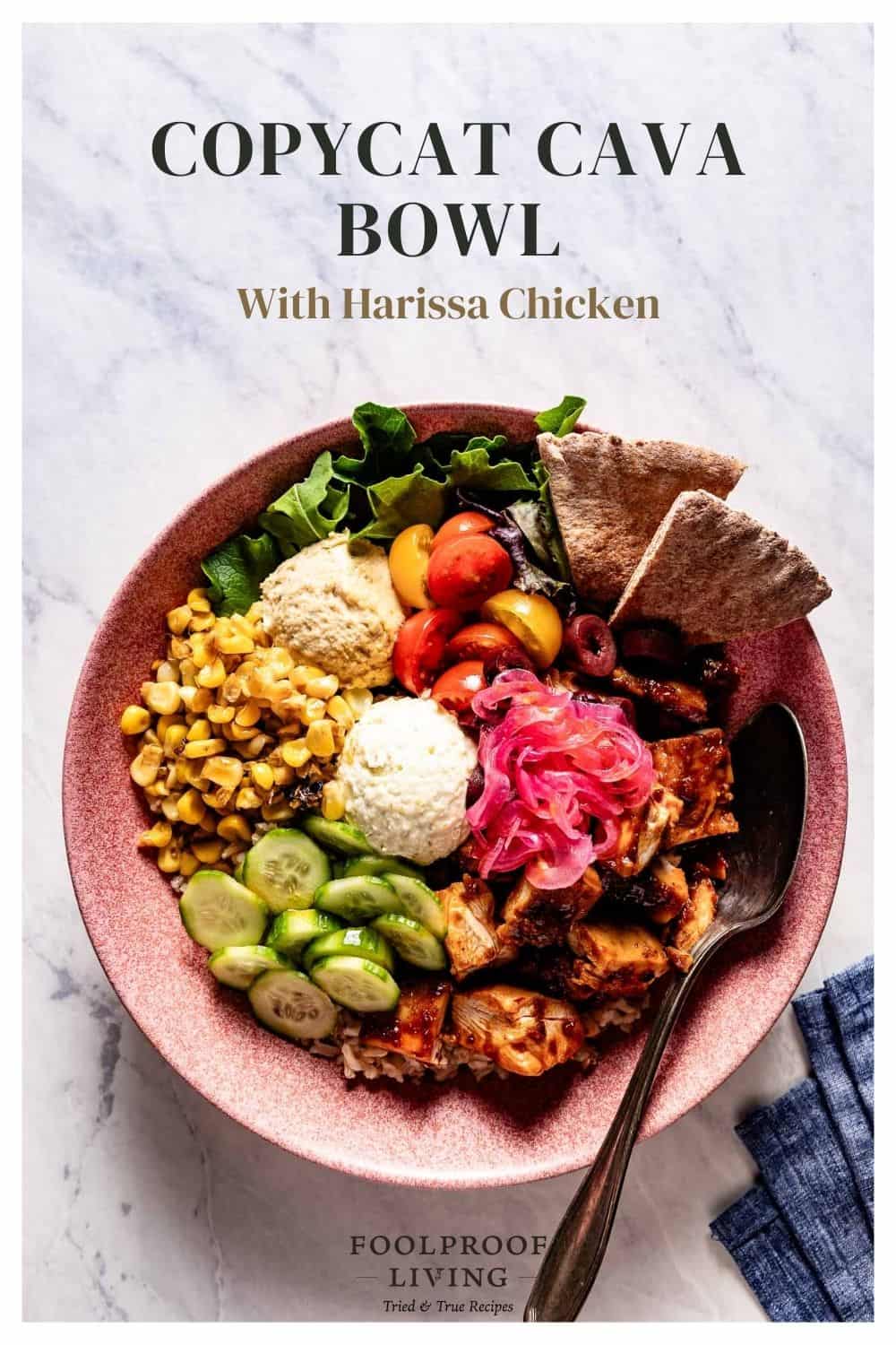 Copycat CAVA Bowl Recipe (with Harissa Vinaigrette)