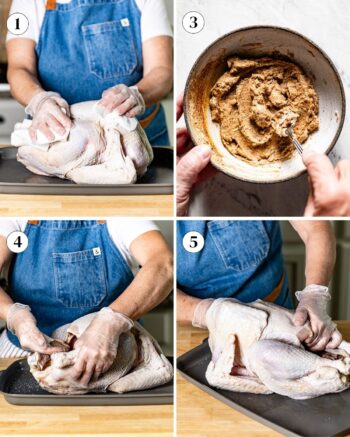 Herb Roasted Turkey Recipe (w/ the best herbs to put on turkey)