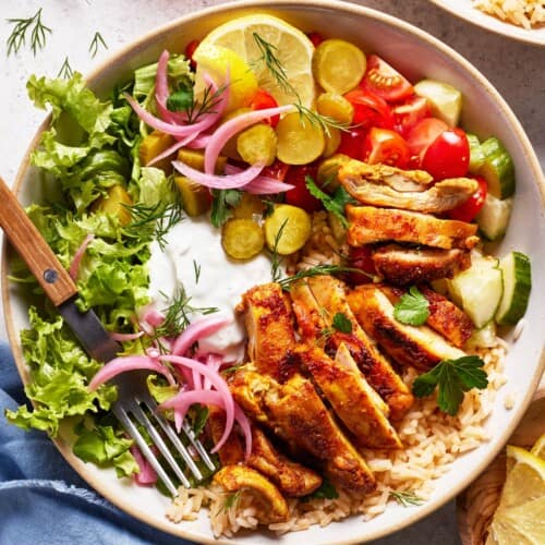 Chicken Shawarma Bowl Recipe - Foolproof Living