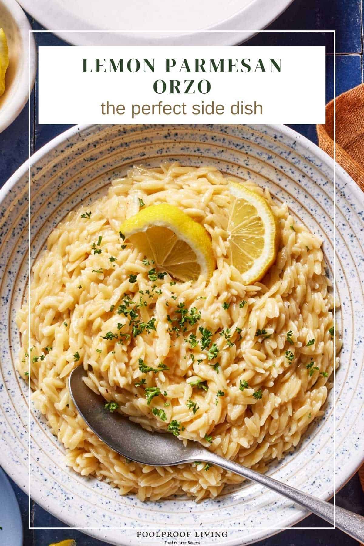 Lemon Orzo - Foolproof Living