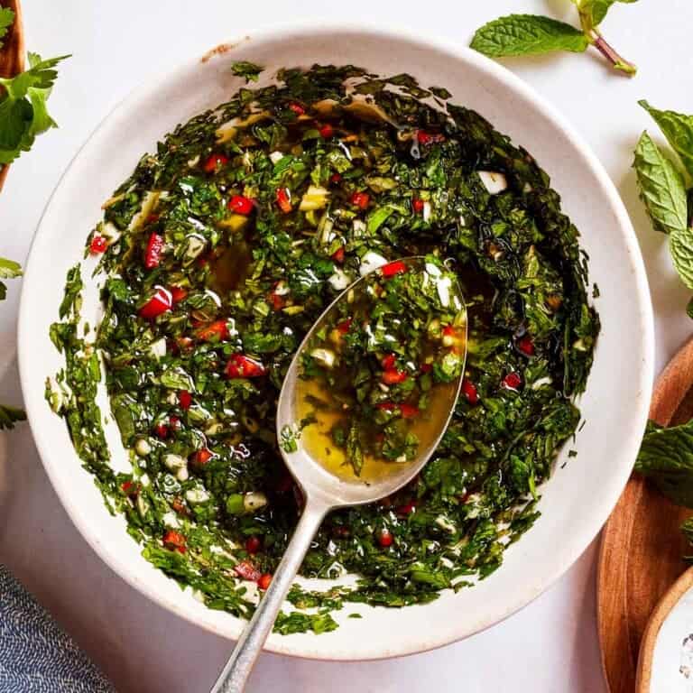 Mint Chimichurri Recipe - Foolproof Living