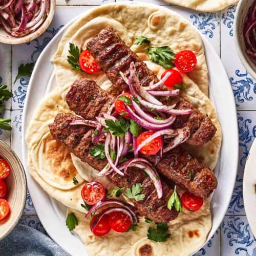 Adana Kebab Recipe (Turkish Ground Lamb Kebabs)