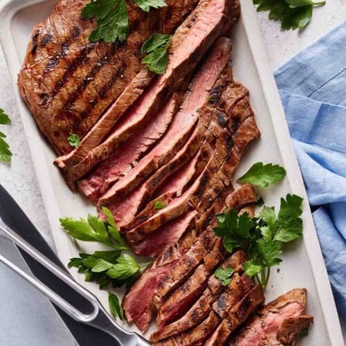 Flank Steak Marinade + How To Cook It (Grill, Oven or Stovetop)